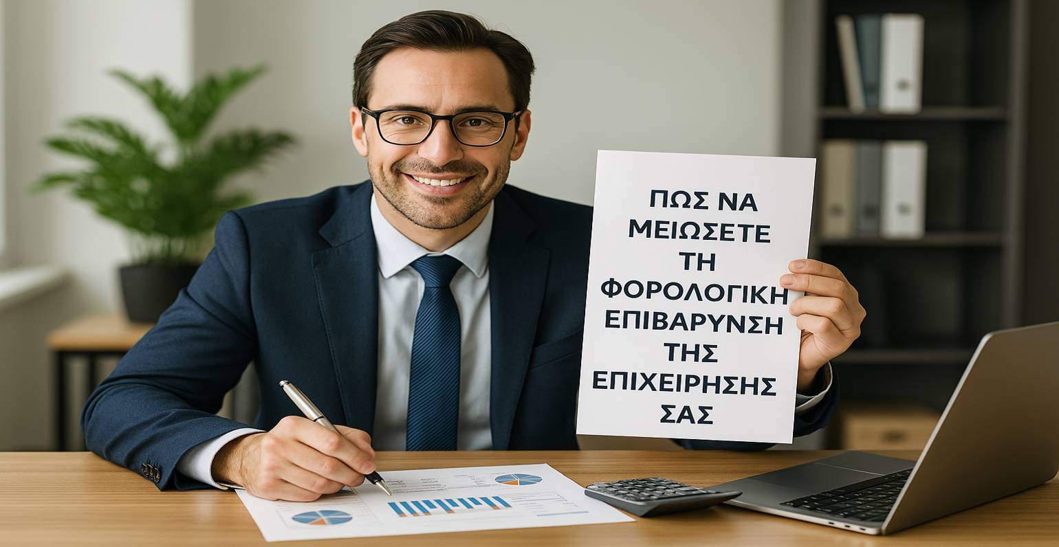 Πώς να Μειώσετε τη Φορολογική Επιβάρυνση της Επιχείρησής σας: Ο ...